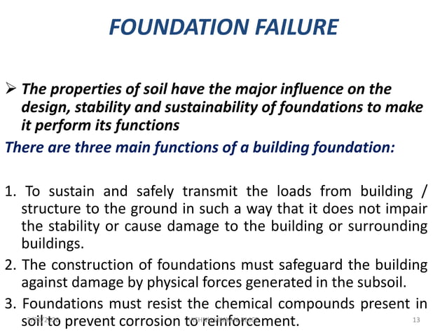 BUILDING FAILURE- FOUNDATION FAILURE | PDF