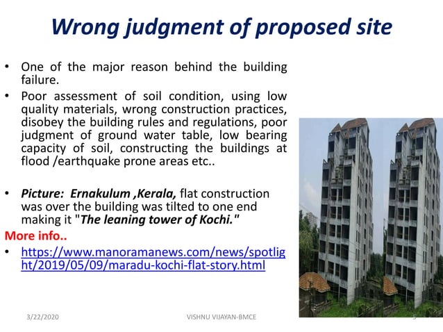 BUILDING FAILURE- FOUNDATION FAILURE | PDF