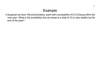 Principles of Actuarial Science Chapter 1 | PDF