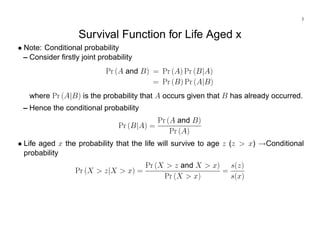 Principles of Actuarial Science Chapter 3 | PDF
