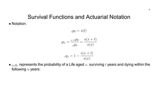 Principles of Actuarial Science Chapter 3 | PDF