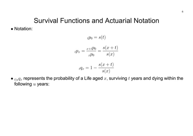 Principles of Actuarial Science Chapter 3 | PDF | Life Insurance ...