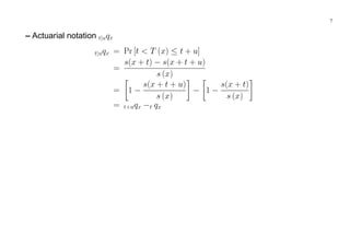 Principles of Actuarial Science Chapter 3 | PDF