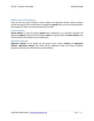 CT1101 - Computer Technology | PDF