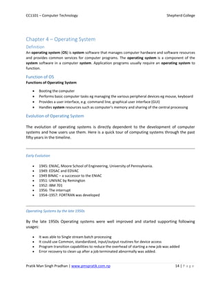CT1101 - Computer Technology | PDF