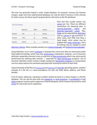 CT1101 - Computer Technology | PDF