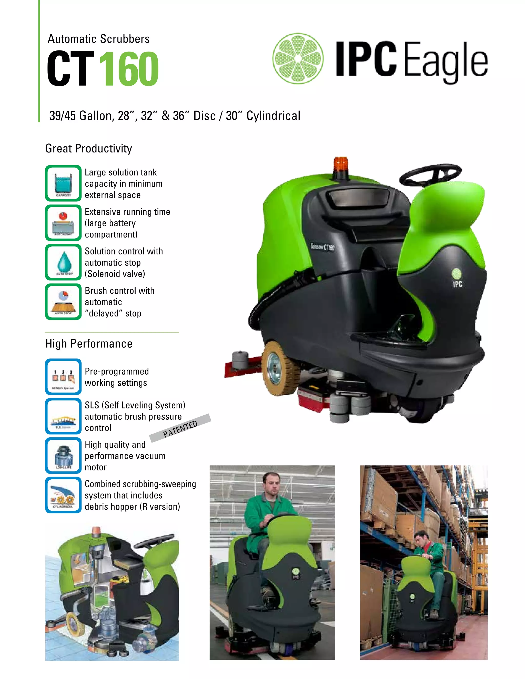 IPC Eagle CT160 Scrubber | PDF