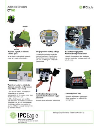 IPC Eagle CT160 Scrubber | PDF