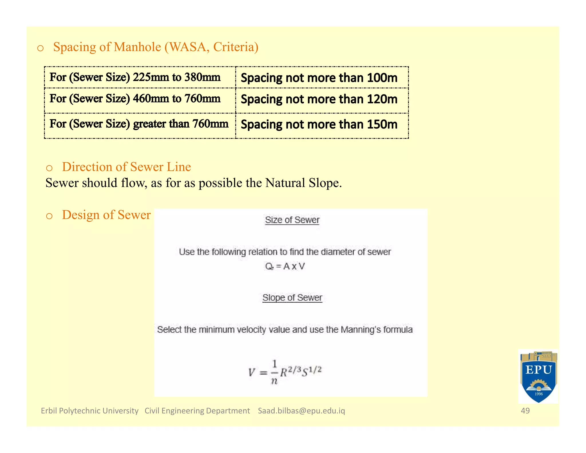 Sewage, Sewer system, and elevations Module | PDF