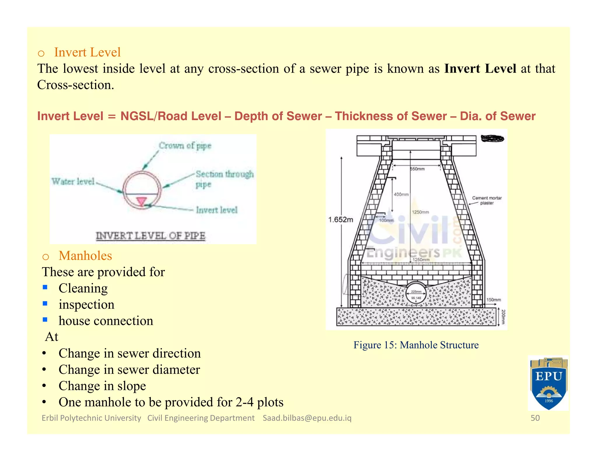 Sewage, Sewer system, and elevations Module | PDF