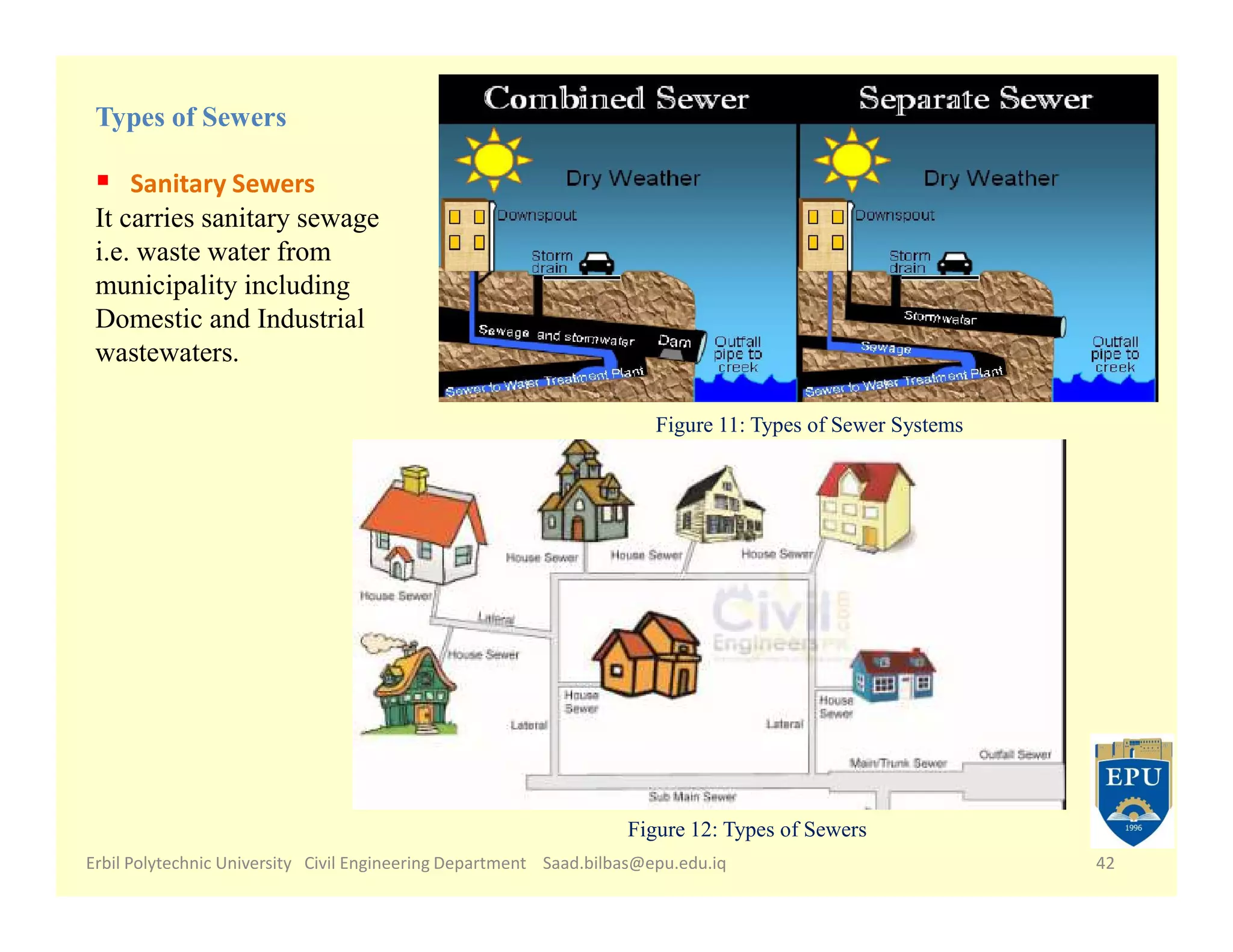 Sewage, Sewer system, and elevations Module | PDF