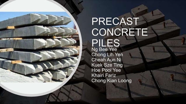 Ct2 Precast concrete piles | PPTX
