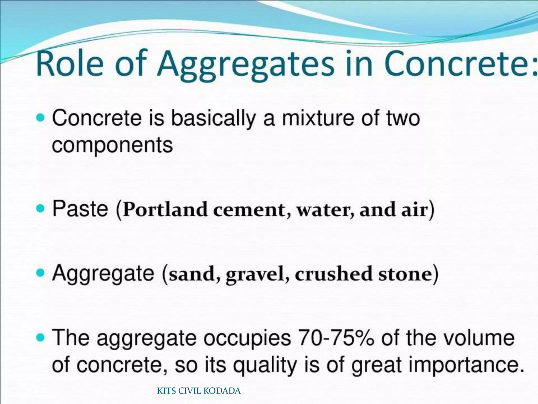 aggregates properties and all details | PPTX