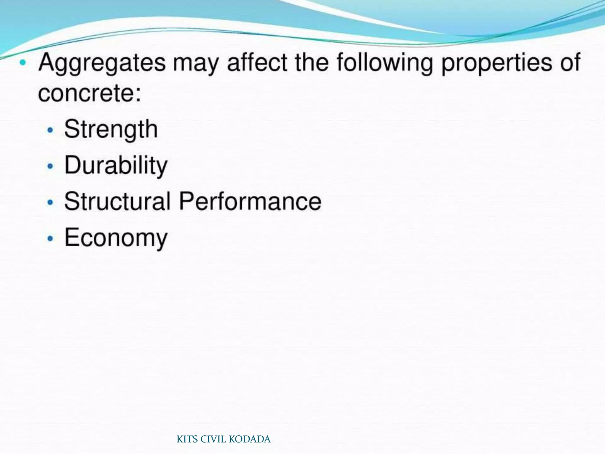 aggregates properties and all details | PPTX