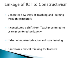 ict and constructivism | PPT