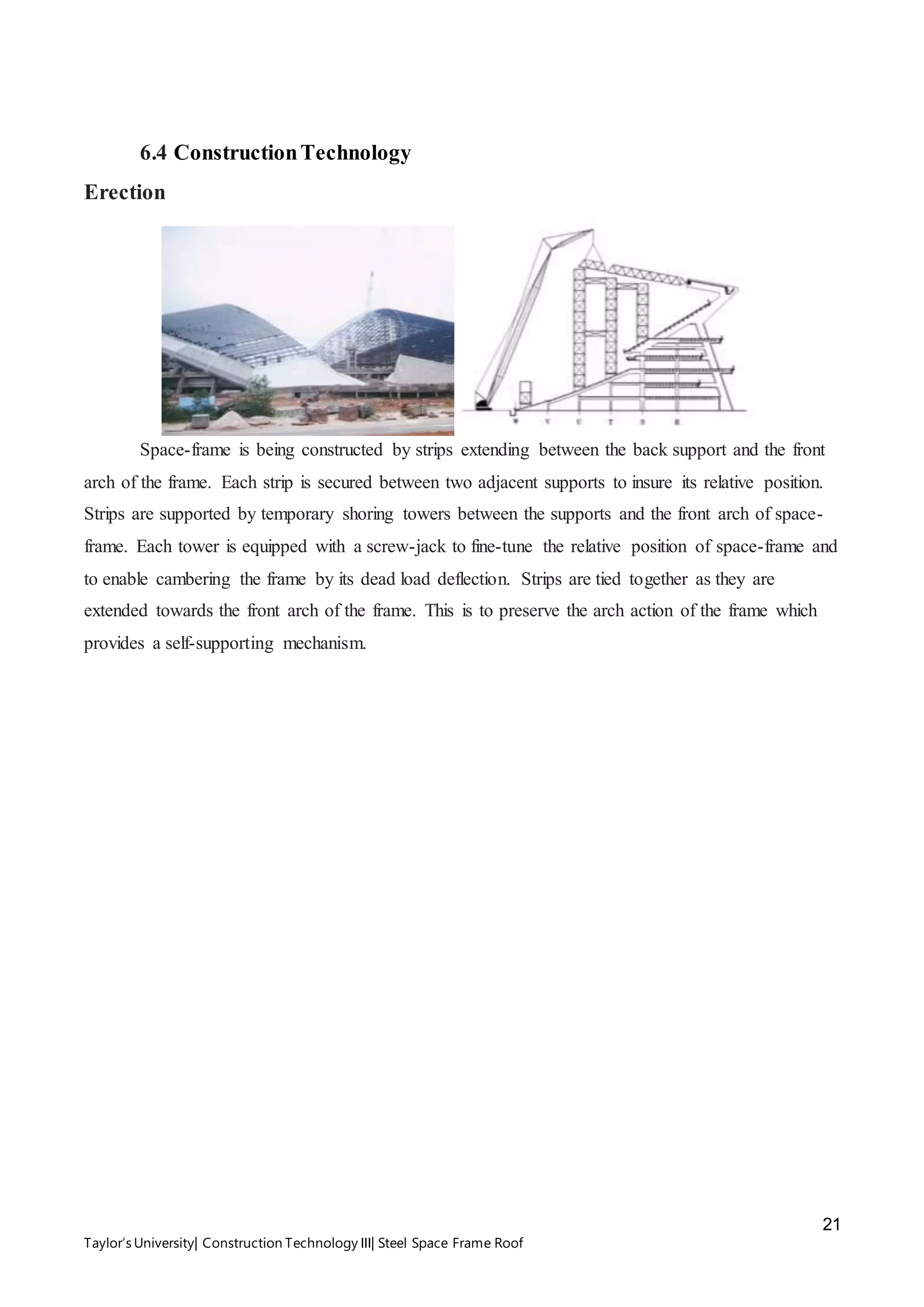 Ct3 steel space frame roof | DOCX