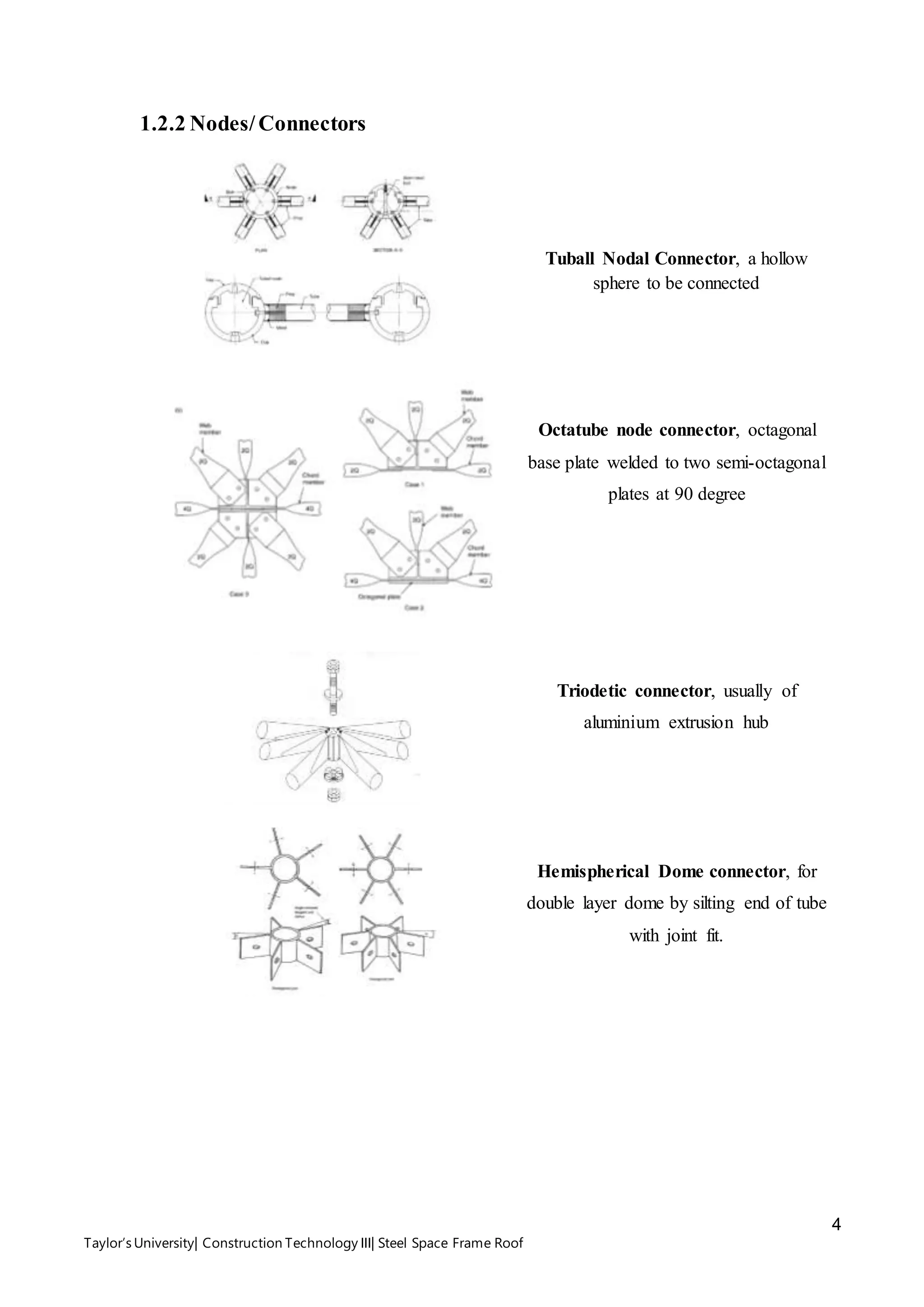 Ct3 steel space frame roof | DOCX