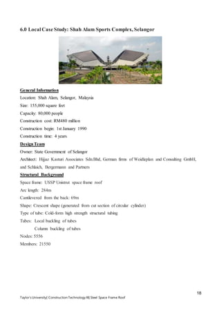 Ct3 steel space frame roof | DOCX