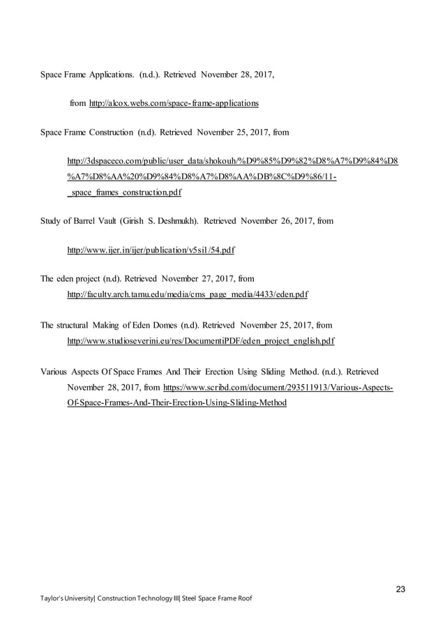 Ct3 steel space frame roof | DOCX