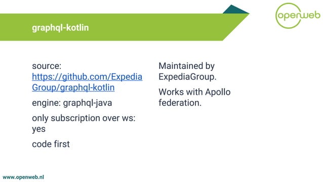 Graph Ql Subscriptions On The Jvm Ppt