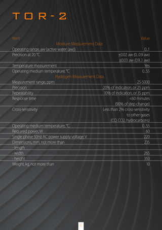 Devices for diagnostics of transformer oil TOP, TIAR, TOET | PDF