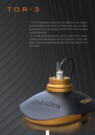 Devices for diagnostics of transformer oil TOP, TIAR, TOET | PDF