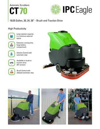 IPC Eagle Automatic Scrubber CT70BT70 | PDF