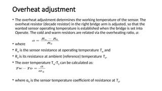 Constant Temperature Anemometry uses introduction | PPT