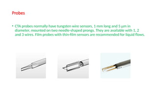 Constant Temperature Anemometry uses introduction | PPT