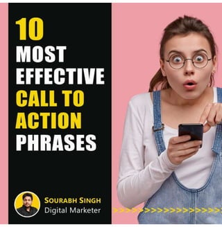 10 Most effective call to action phrases for your website | PPTX