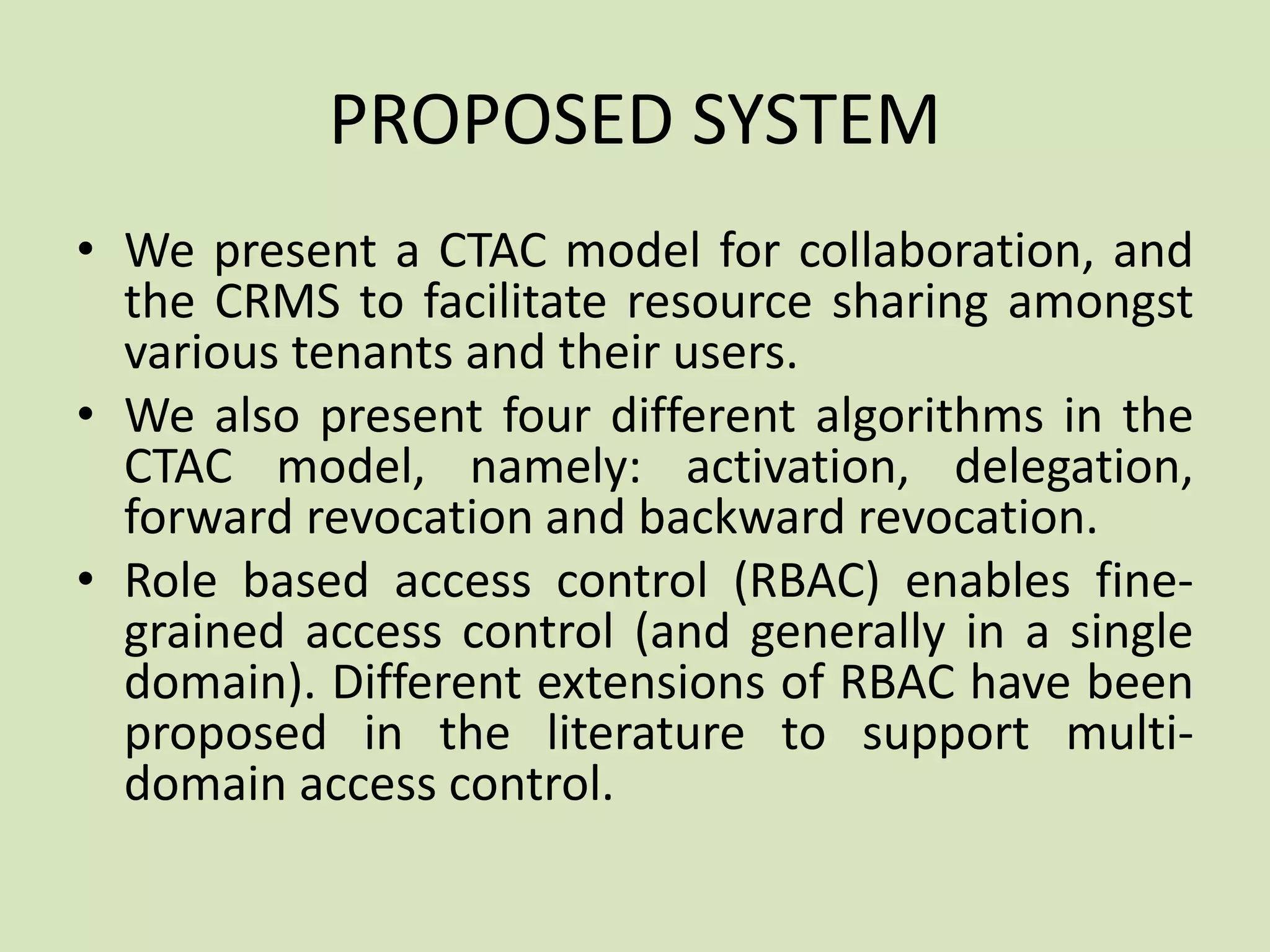 A Cross Tenant Access Control (CTAC) Model for Cloud Computing: Formal ...