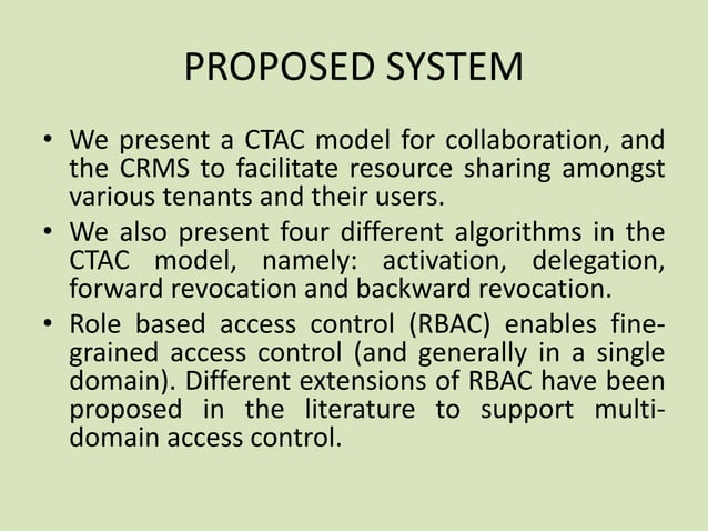 A Cross Tenant Access Control (CTAC) Model for Cloud Computing: Formal Specification and ...