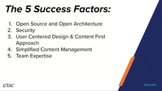 5 Success Factors for Gov. Digital Transformation | PPT