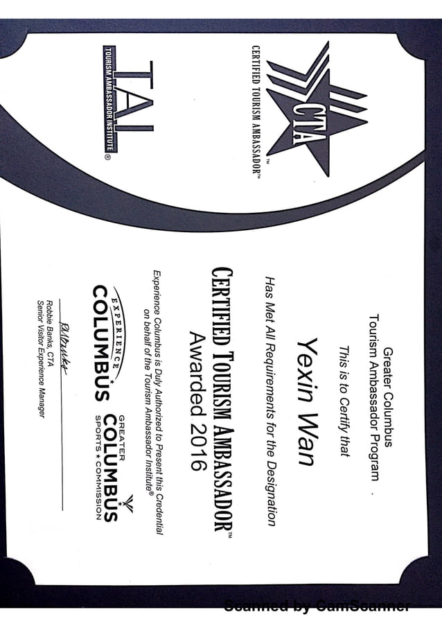 CTA Certificate | PDF