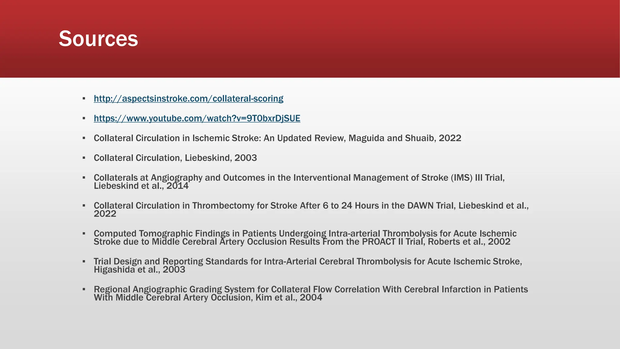 CTA Collateral Scoring system- RADIOLOGY 2 | PPTX | Brain and Nervous System Disorders ...