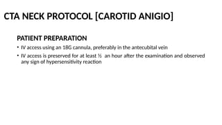 CTA Examination Technique for Head and Neck-SABBU.pptx
