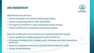 The Alliance for Water Stewardship | PDF