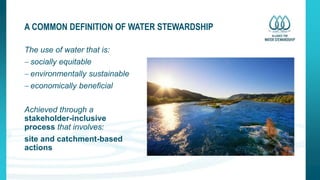 The Alliance for Water Stewardship | PDF