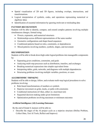 Comprehensive Curriculum Framework for Computational Thinking and ...