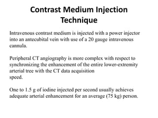 CT Angiography Lower Limb | PPTX