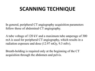 CT Angiography Lower Limb | PPTX