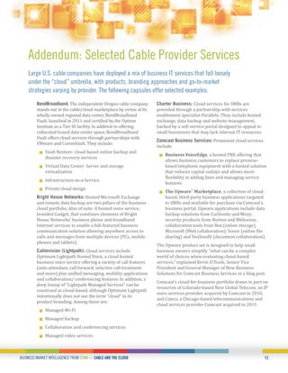 Cable and the Cloud: Strategies, Services and Success Stories | PDF