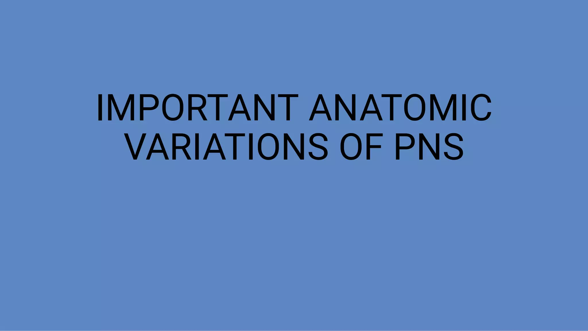 Ct anatomy of paranasal sinuses( PNS) pk.pdf ppt | PDF
