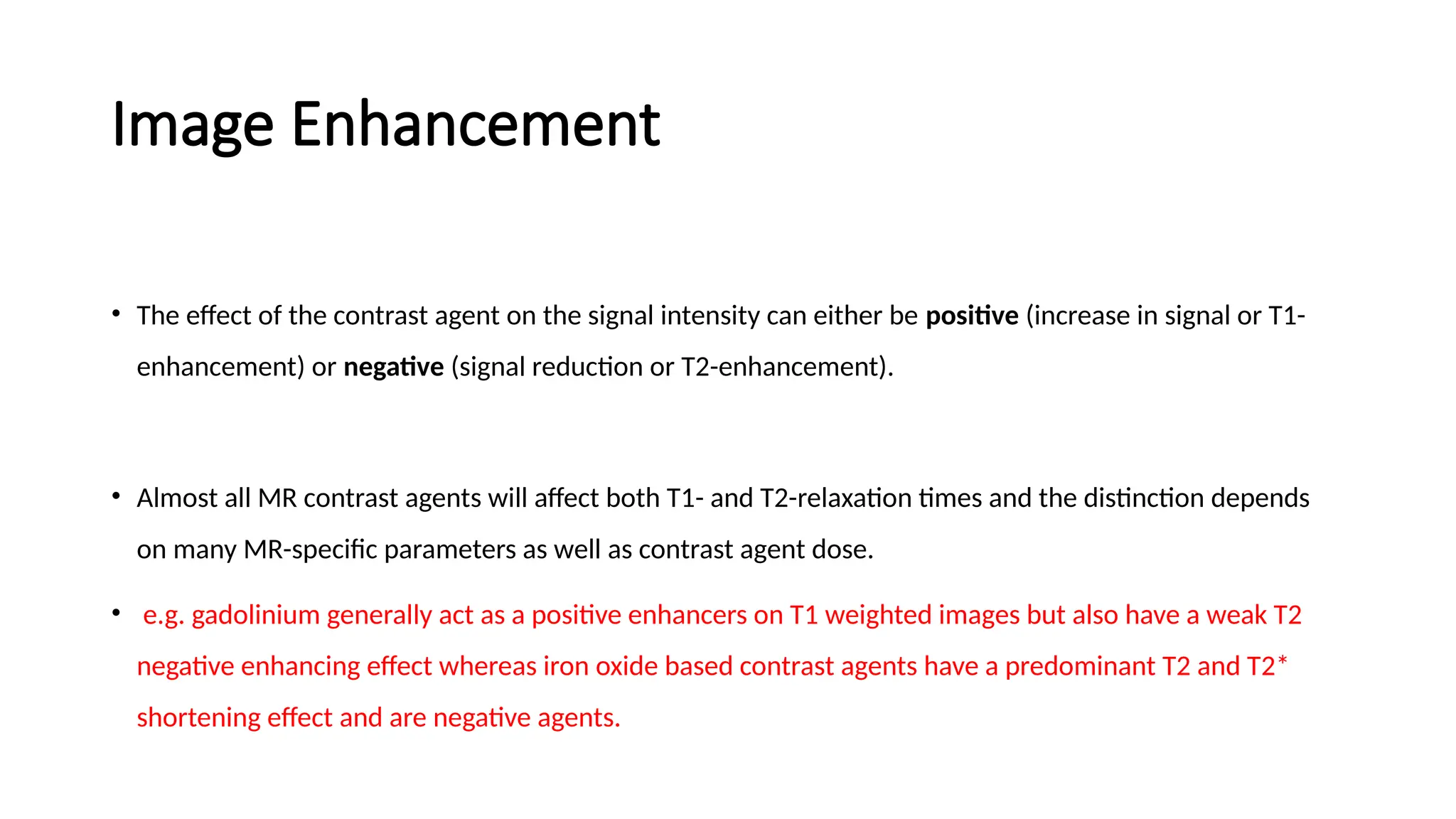 ct and mri contrast agents presentations | PPT
