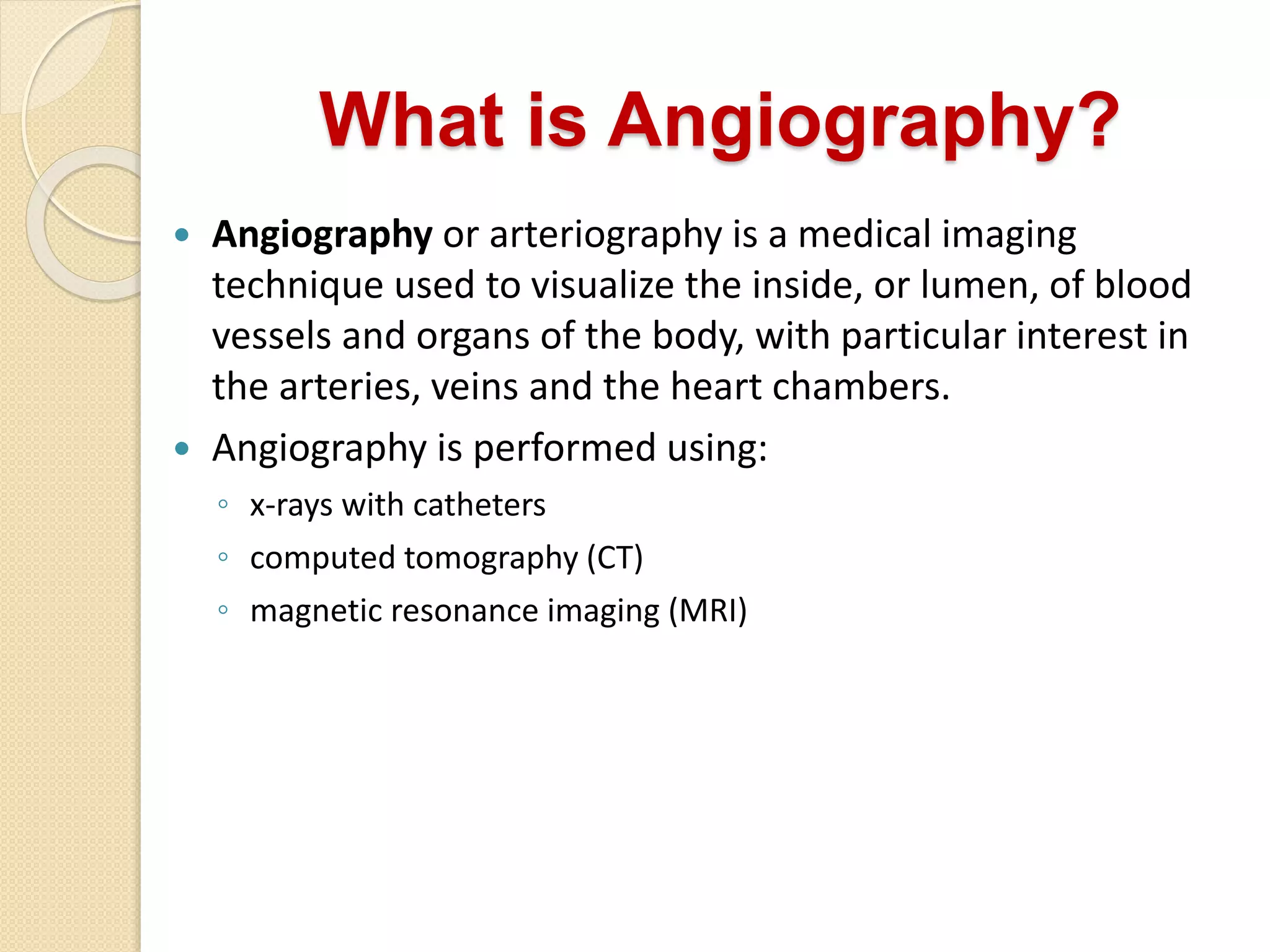CT angiography | PPTX
