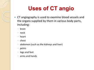 CT angiography | PPTX