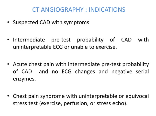 Ct angio in cardiology | PPT