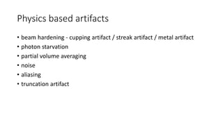 CT ARTIFACTS.pptx