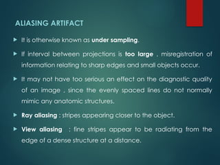 ct artefacts final part 1.pptx good ppt on ct artefacts | PPTX