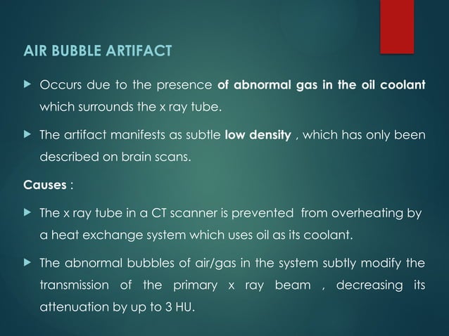 ct artefacts final part 1.pptx good ppt on ct artefacts | PPTX